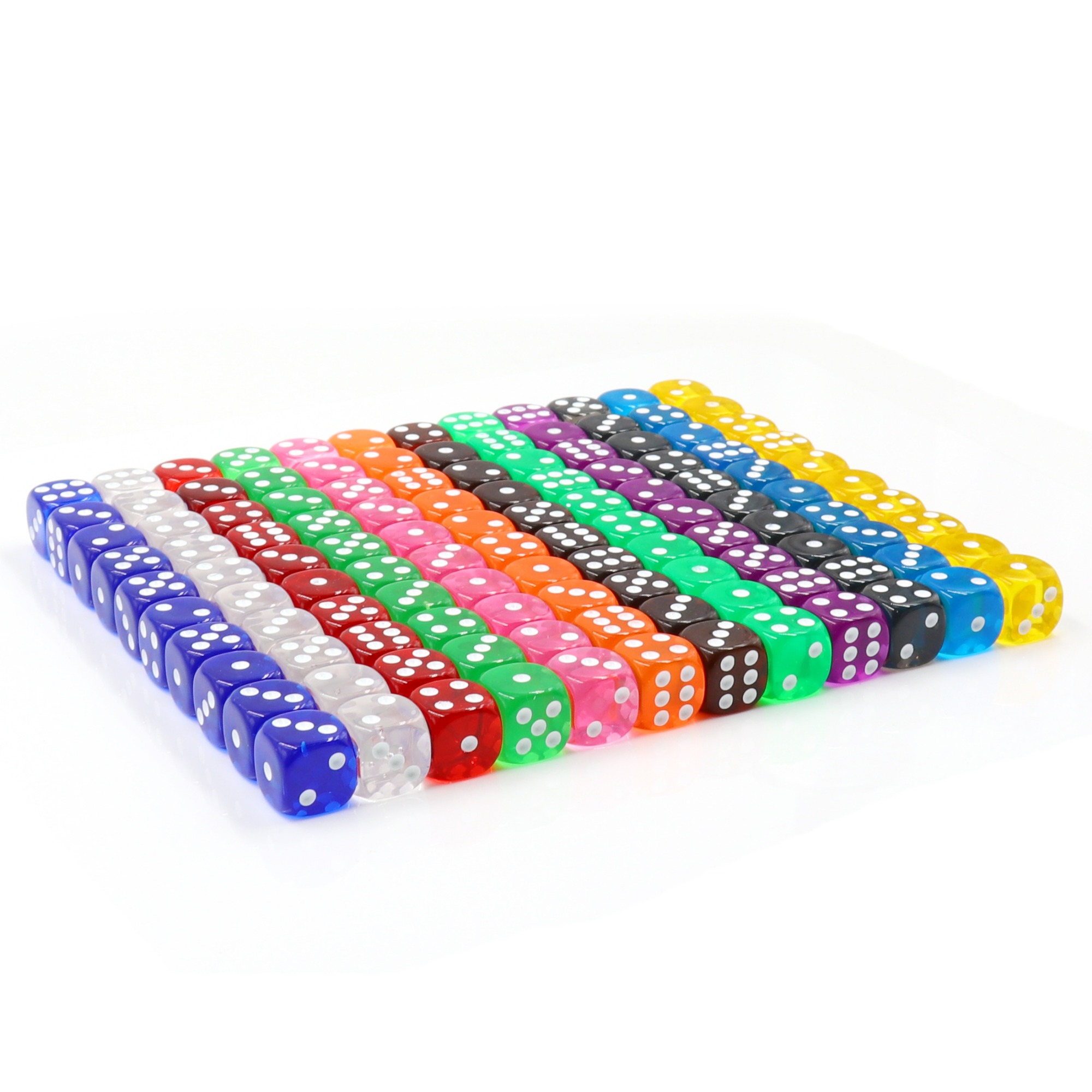 Transparent Loose Pip Dice (16MM),Loose Pip Dice