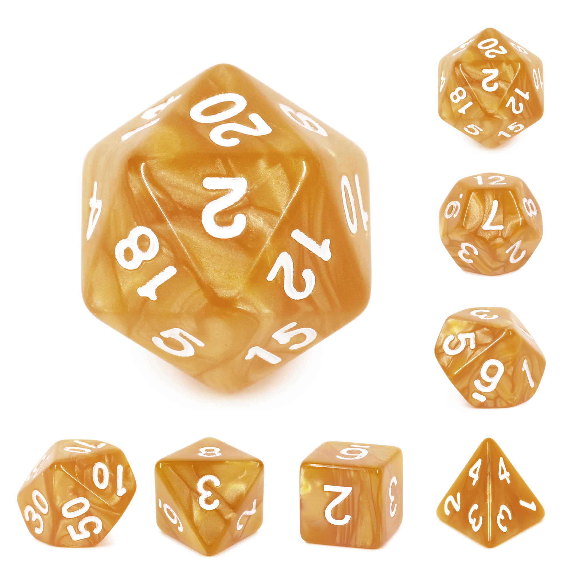 Brown Pearl Color Dice