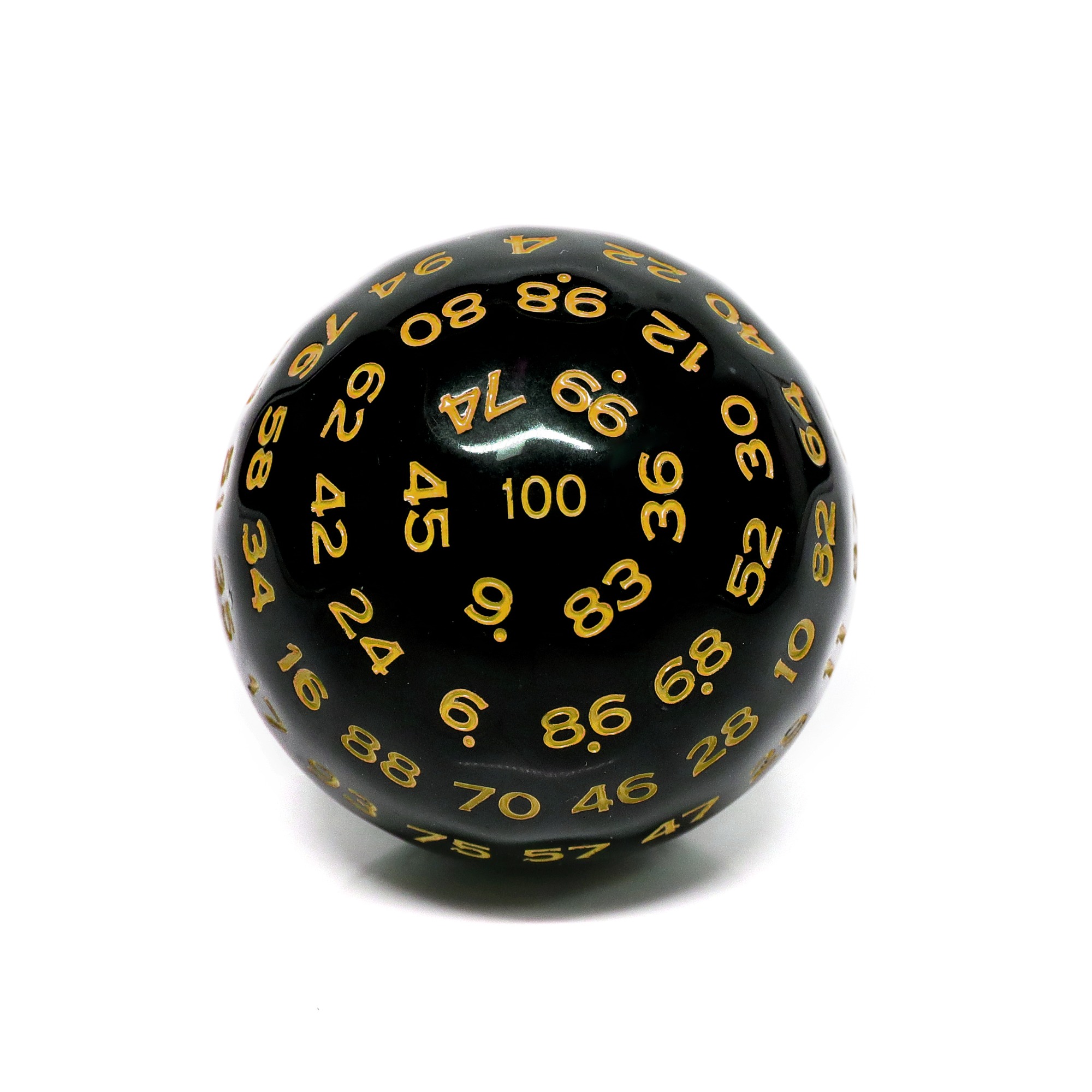 D100-Black Opaque(Yellow Ink),d100