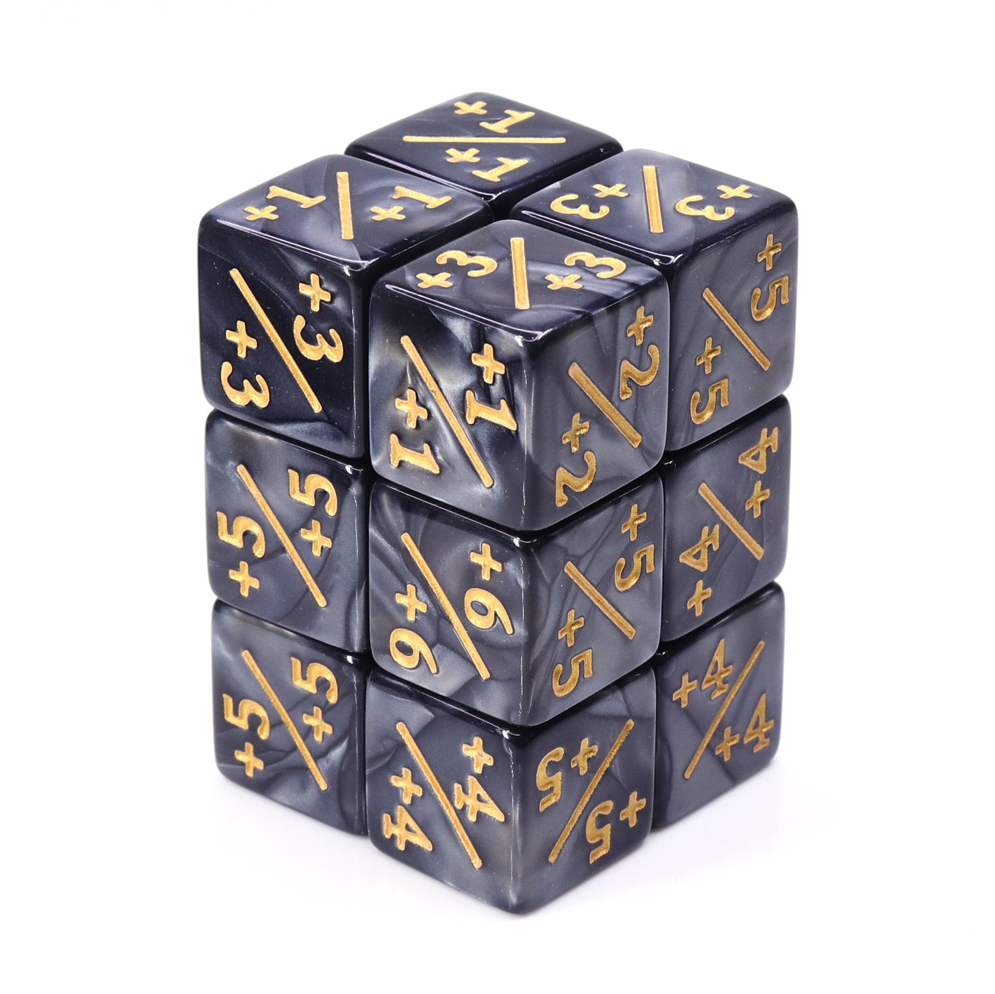 16mm Counter Dice(Black Pearl)