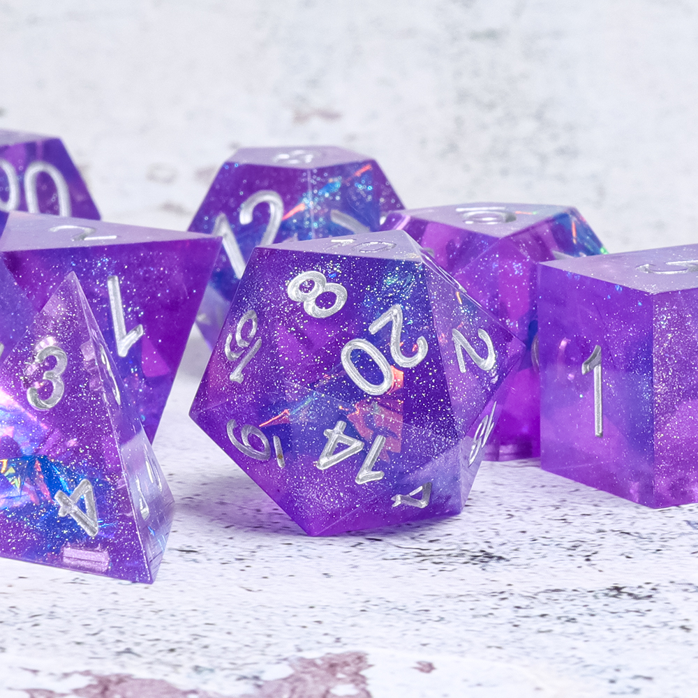 Diamond Purple,Sharp Edge Dice