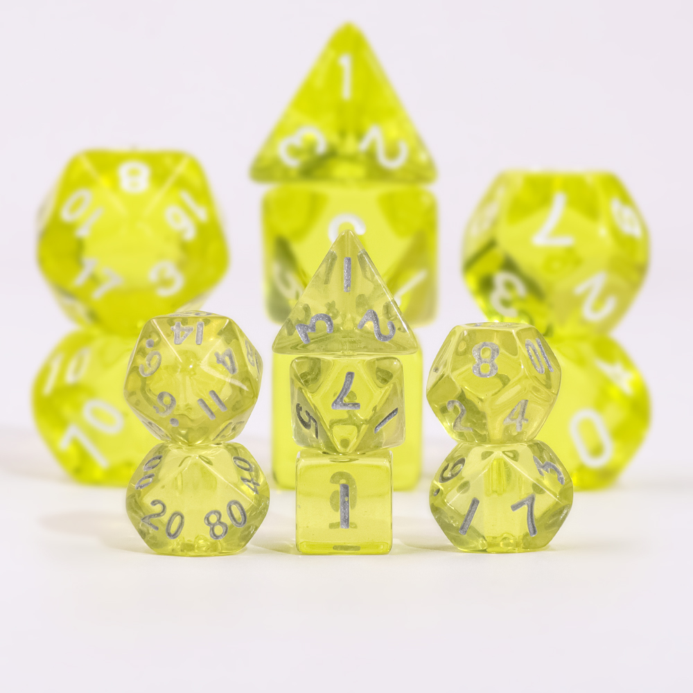 Mini Dice- Transparent Yellow,Mini Dice