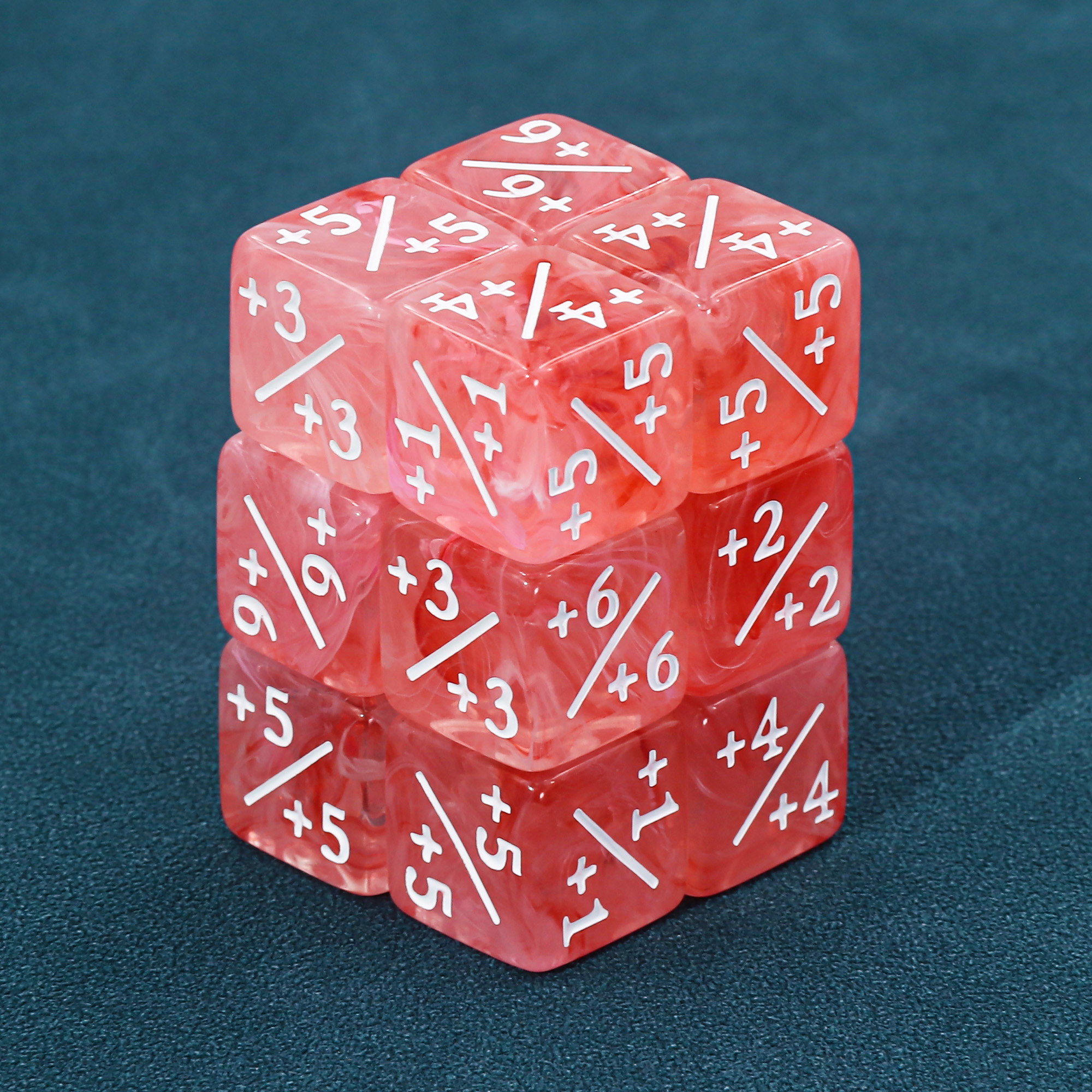 12mm counter dice-Purple Negative