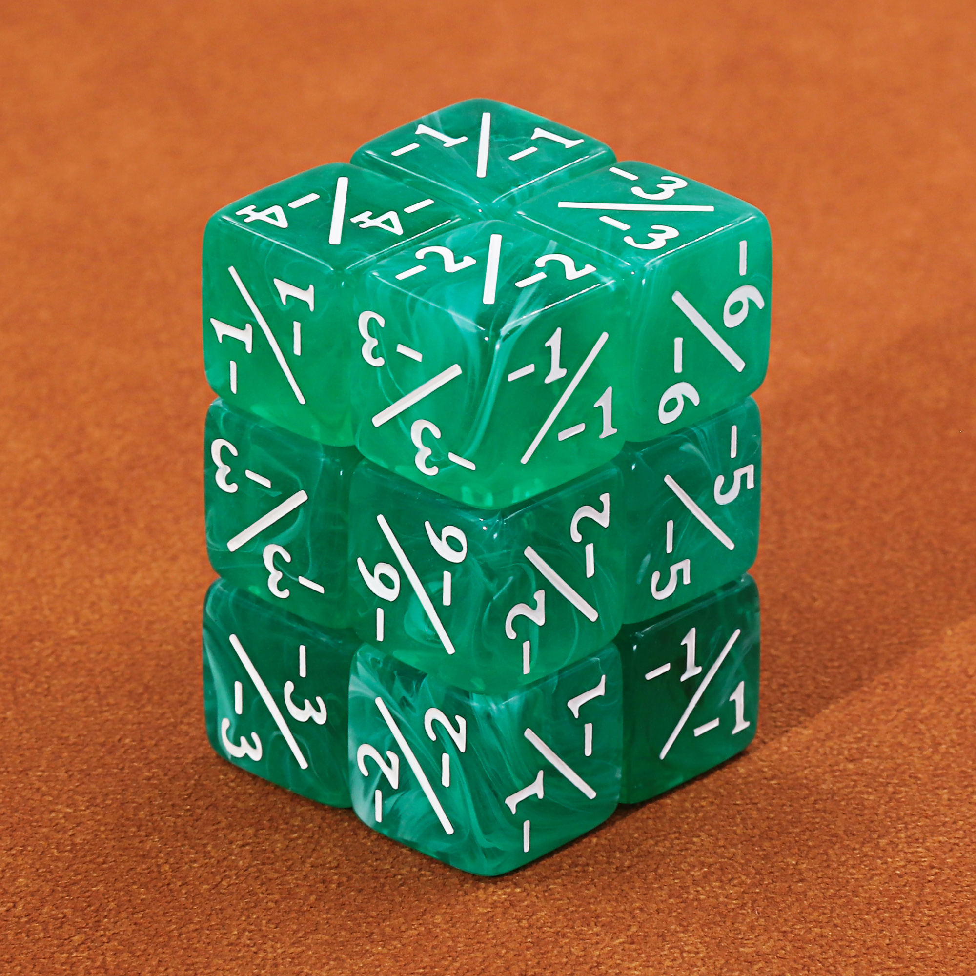 12mm counter dice-Purple Negative
